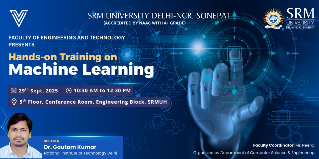 SRM University : Hands-on Training on Machine Learning