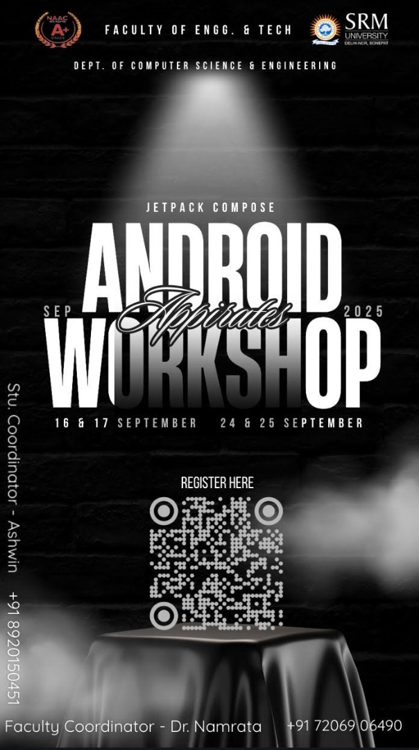 SRM University : Android Workshop